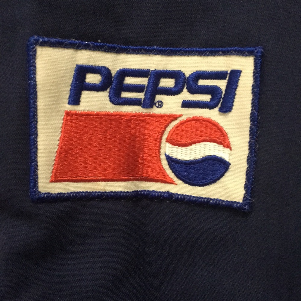 Pepsi Cola Work Jacket Vintage Lightweight Delivery D… - Gem